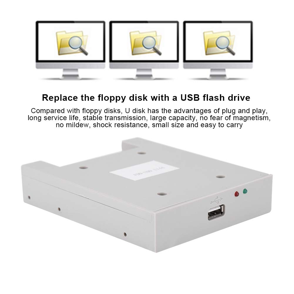 USB Emulator Controllers,FDD-UDD U144 1.44MB USB SSD Floppy Drive Emulator Designed with a 32-Bit CPU for High Integration and Reliable Performance Suitable for Industrial Controllers,Plug and Play