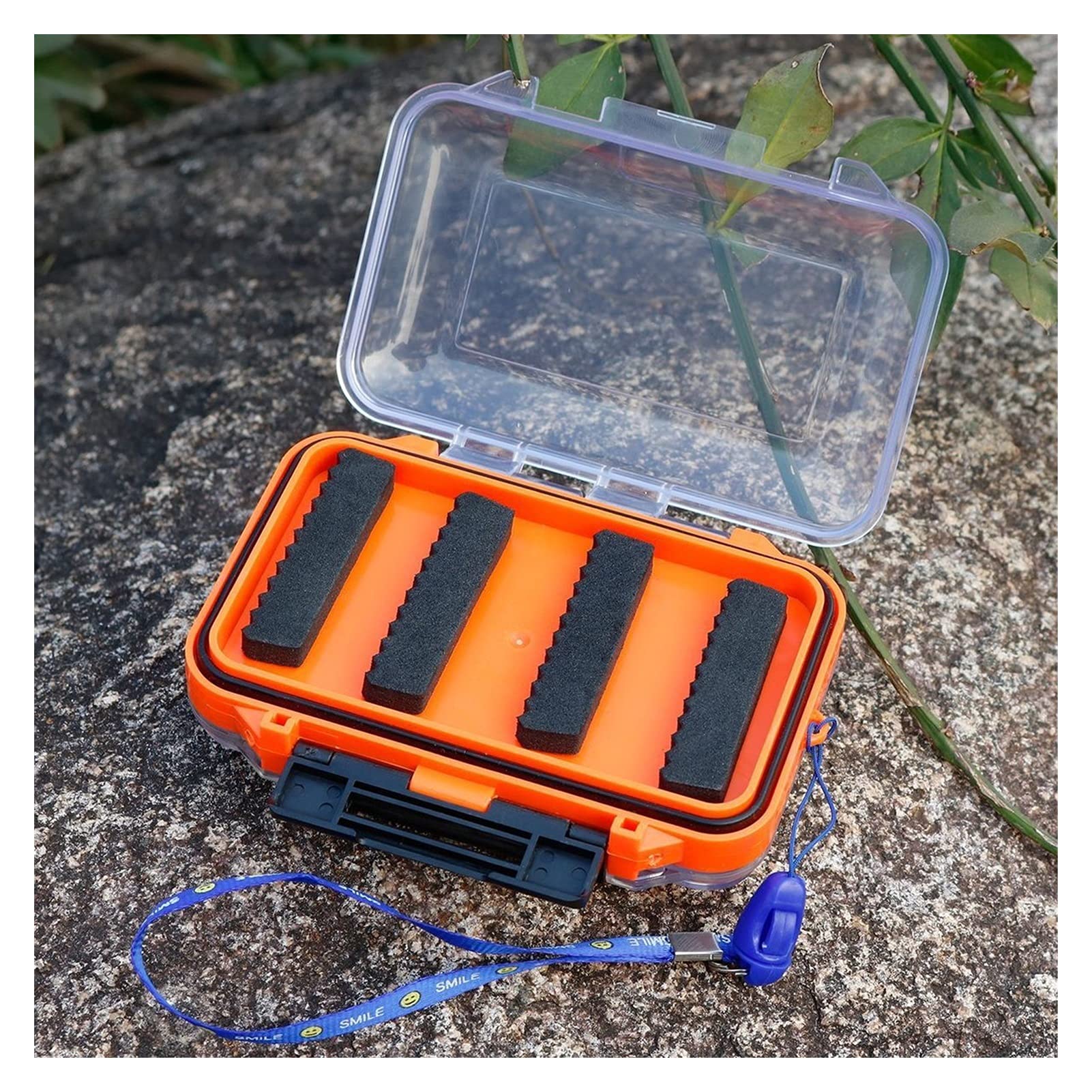 YUXI8541NO Fishing Tackle Box Fishing Tackle Box Carp Bait Hook Lure Storage Transparent Accessories Tools Soft Lining Fly Plastic Case Tackle Box