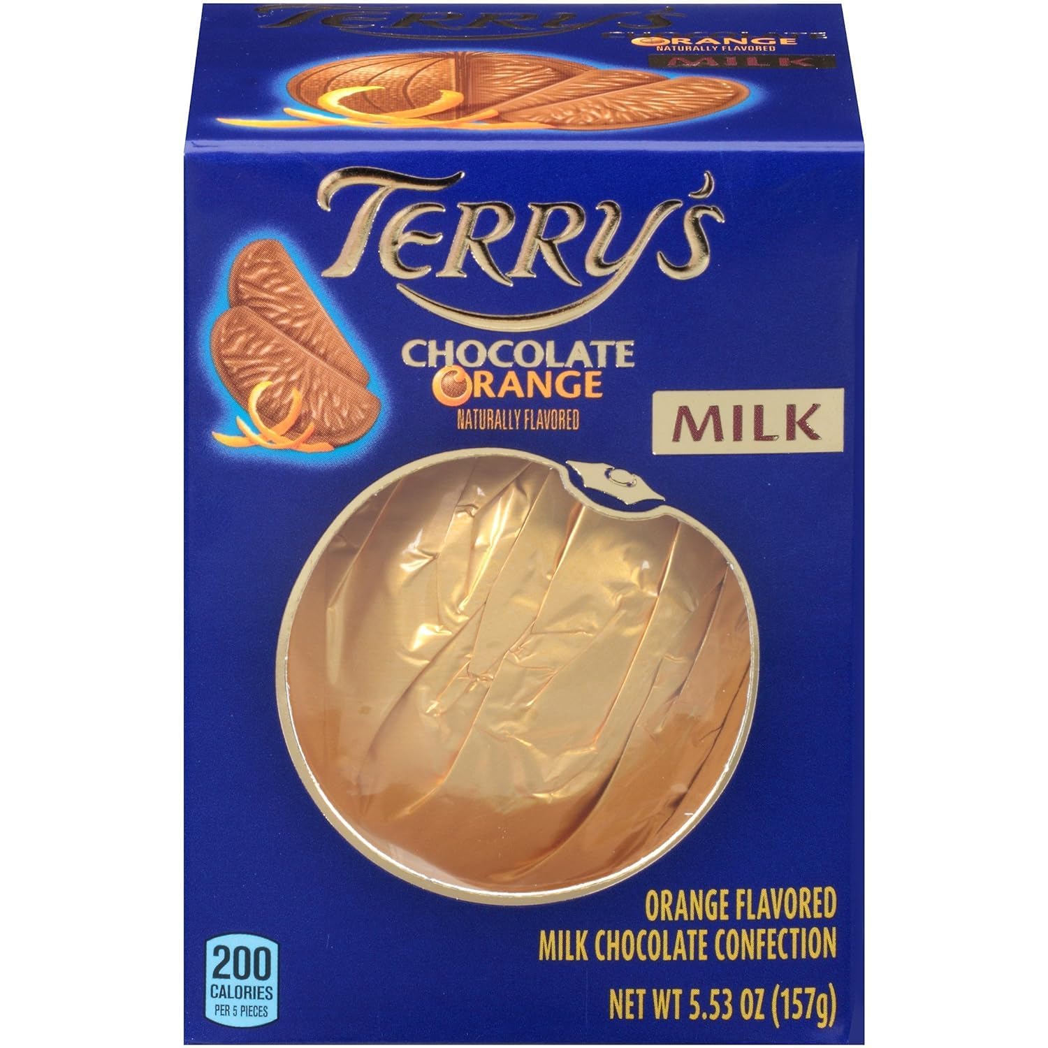 Smiling Sweets Terry's Milk Chocolate Orange - 5.53oz - Pack of 2 - Great tasting chocolate with an added twist of orange flavor - Perfect for sharing - Break apart and enjoy