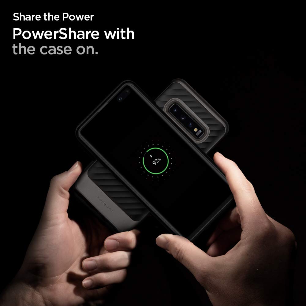 Spigen Neo Hybrid Designed for Samsung Galaxy S10 Plus Case (2019) - Gunmetal