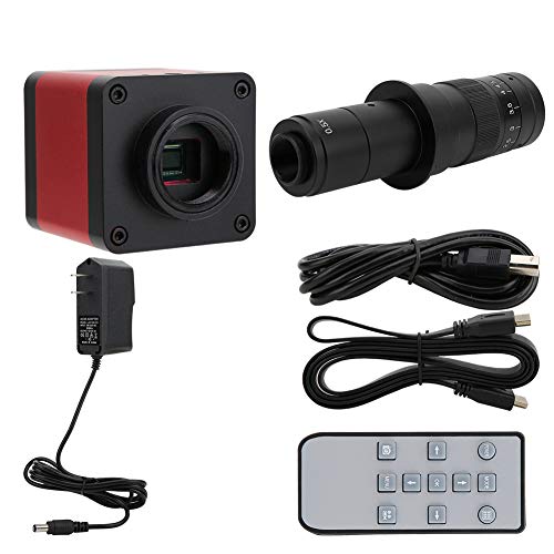 USB Microscope Camera, CMount Zoom Lens Microscope Camera, for Repairing Industry (US Plug 100-240V)