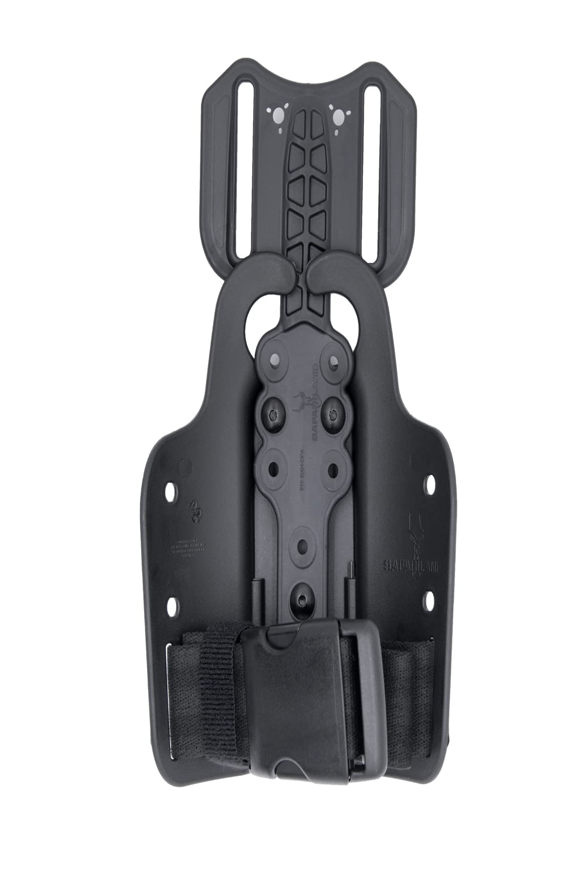 SAFARILAND Drop Flex Adapter with Single Strap Leg Shroud for Gun Holsters, Assembly Polymer