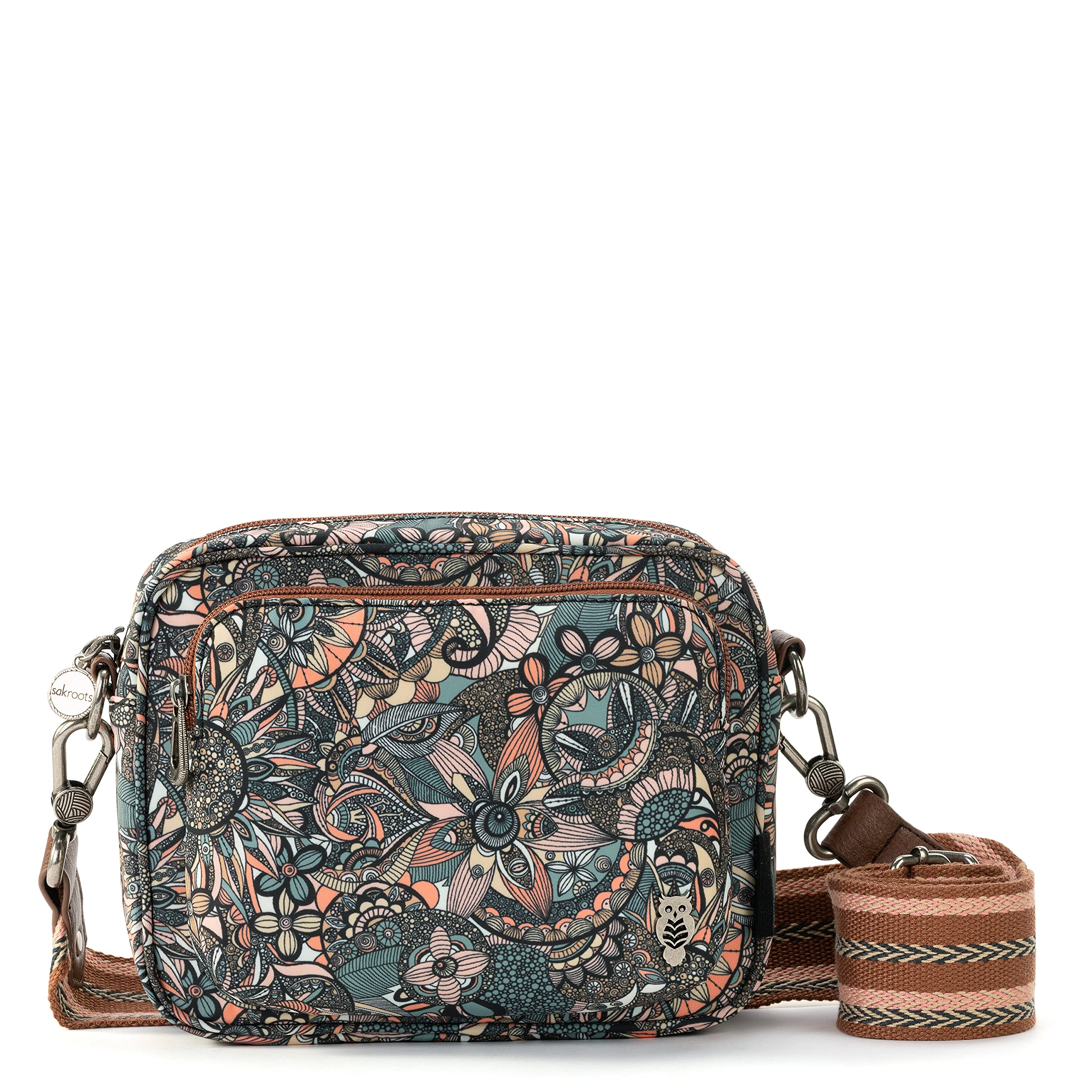 Sakroots Westwood Crossbody in Eco Twill, Removable Crossbody Strap, Sienna Spirit Desert