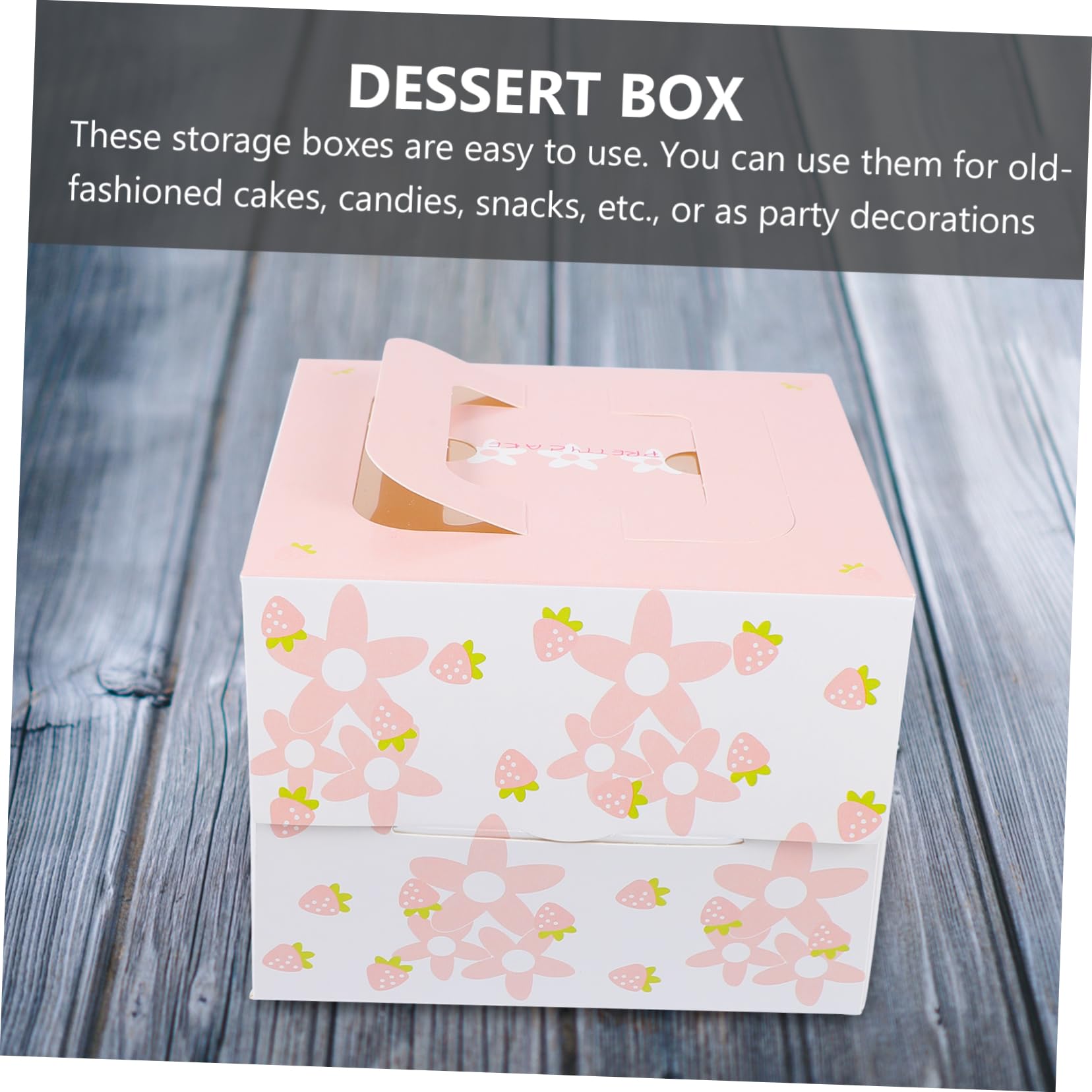 SOLUSTRE 10pcs Box portable cake box cupcake container cake slice cupcake carrier muffin single container clear cake containers bakery containers plastic containers Donut baby Paper pastry
