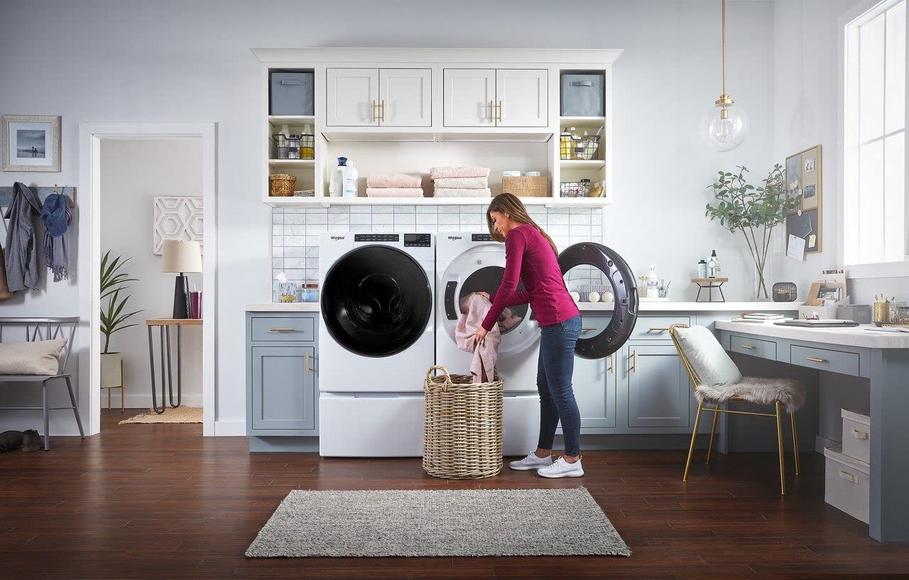 Whirlpool W10763470 Front Load Washer Shipping Bolt Kit & Affresh Washing Machine Cleaner, Cleans Front Load and Top Load Washers, Including HE, 6 Tablets