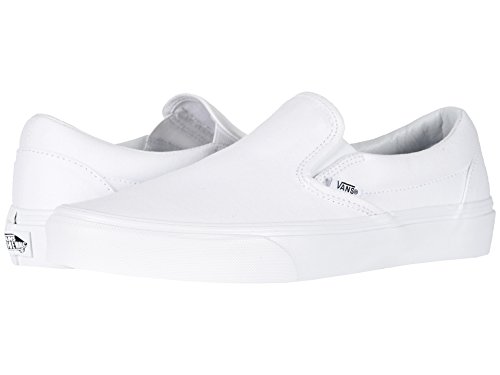 Vans Slip On, True White, Size 5 Men/ 6.5 Woman, 6.5 Women/5 Men