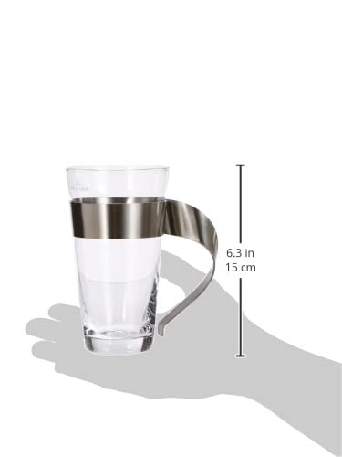 Villeroy & Boch New Wave Glass Latte Macchiato, 10 oz, Clear