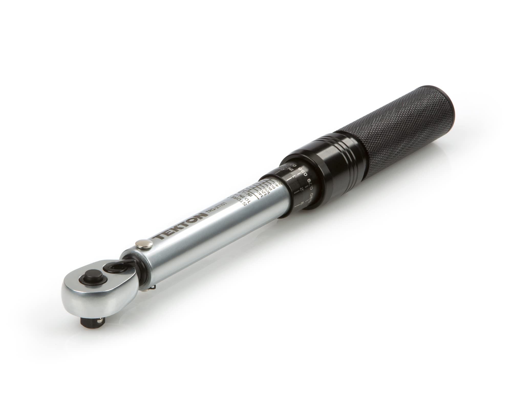 TEKTON 3/8 Inch Drive Click Torque Wrench (10-80 ft.-lb.) | 24330 & 1/4 Inch Drive Dual-Direction Click Torque Wrench (10-150 in.-lb.) | TRQ21101