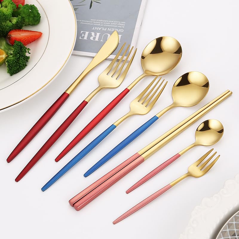 SUBHYA Stainless Steel Serving Spoon Set Large Serving Utensils of Spoons for Catering, Dishwasher Safe Kitchen Tableware for Home and Restaurant