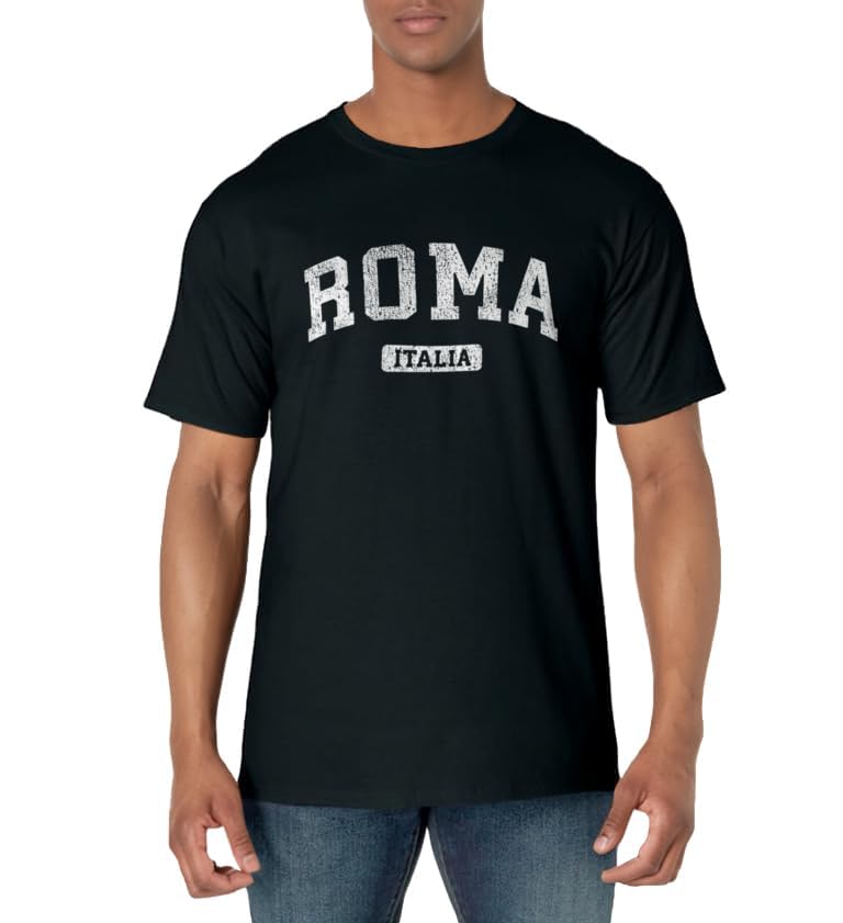 Rome Italy Vintage Sports Design T-Shirt