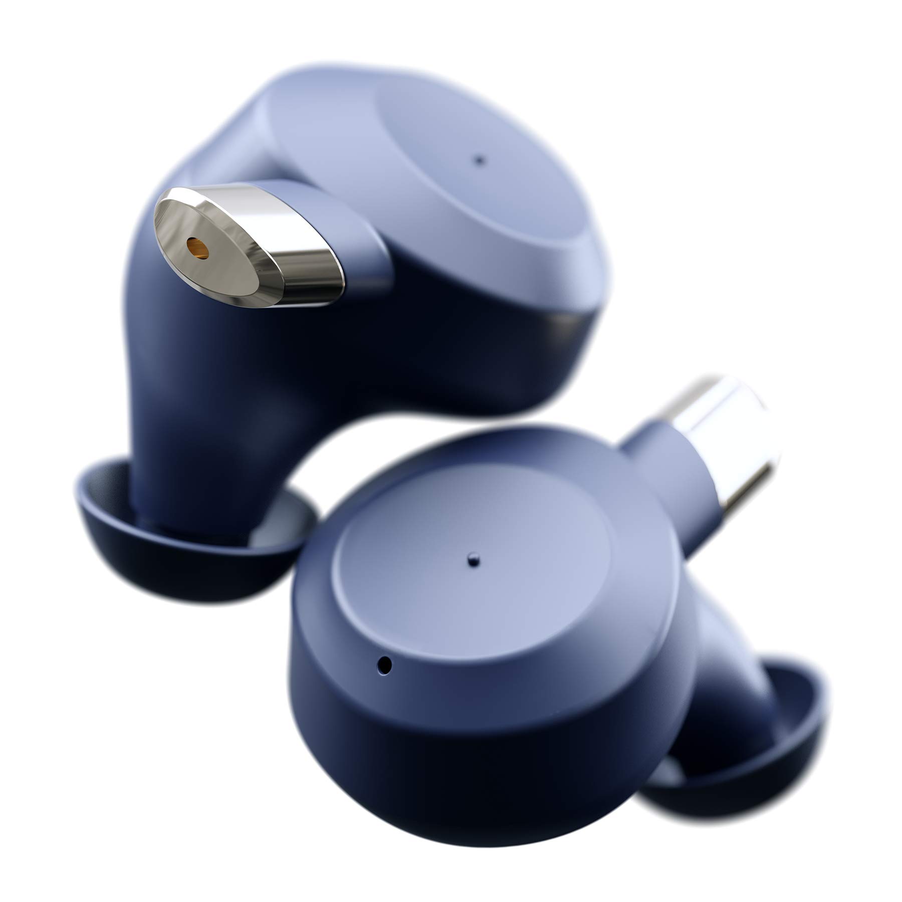 Sudio Fem True Wireless Earbuds - IPX 5 (Splash/Rain/Sweat Proof), 20h Play Time, 4 Microphone System, Graphene Driver, Compatible with Android and iOS (Classic Blue)