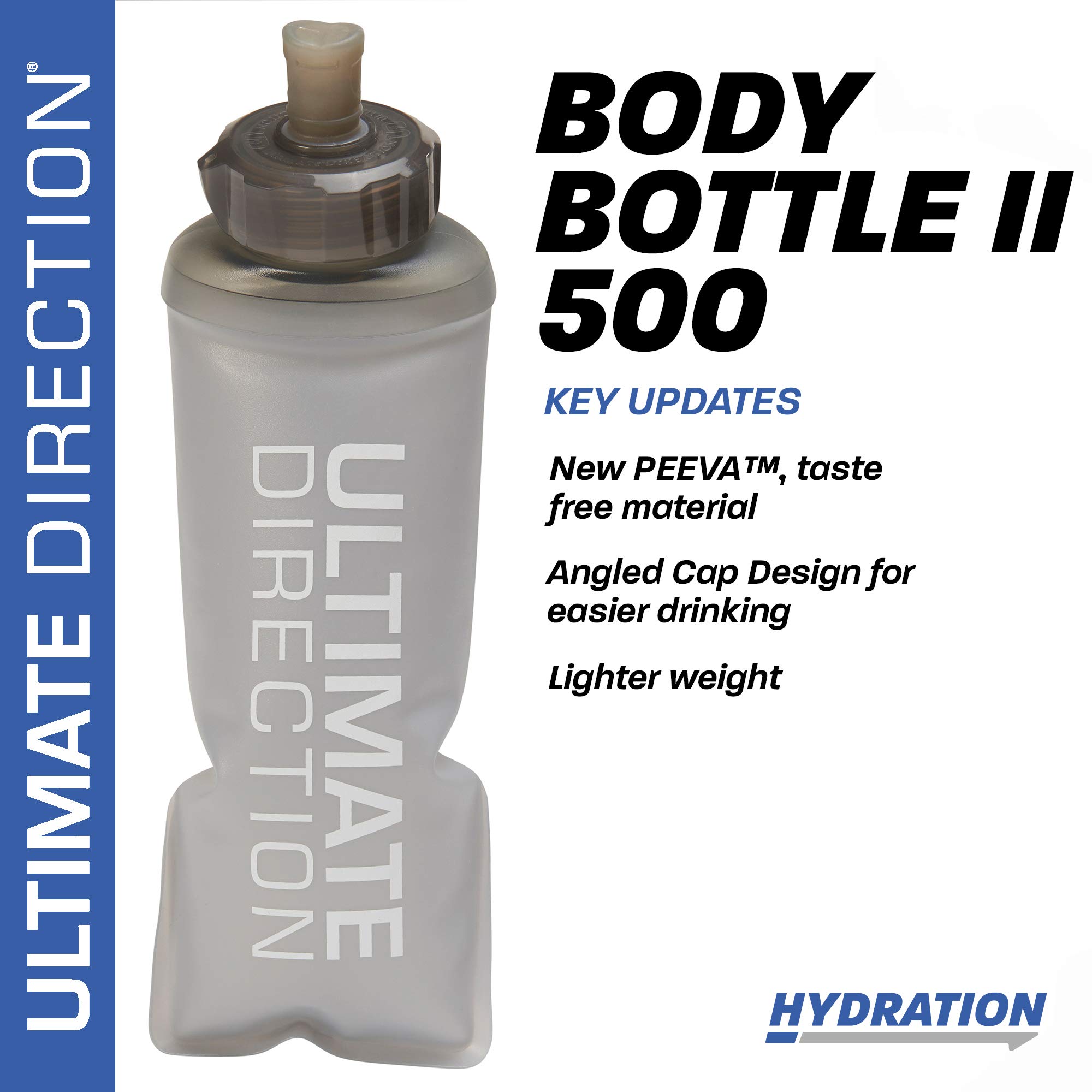 Ultimate Direction Body Bottle II 500 Clear One Size