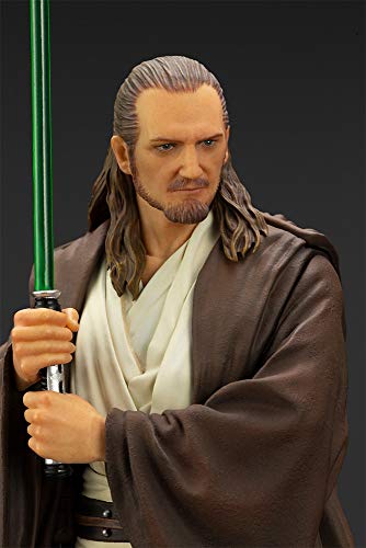 Star Wars: The Phantom Menace: Qui-Gon Jinn ArtFX+ Statue, Multicolor