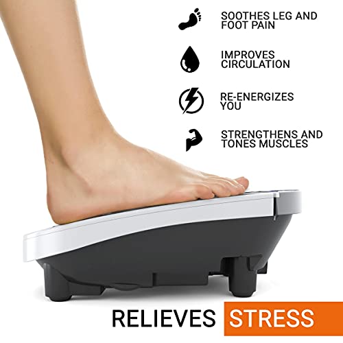 Vibra Pro Slim M1 Foot Circulation Machine with Acupressure Heads Used for Back, Leg, Calves Power Acupressure with Remote