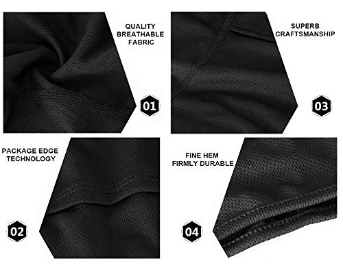 Valleycomfy 4PCS Balaclava Ski Mask Winter Face Mask Men Women UV Protection Hood Windproof Sun Hood Tactical Masks(Black,Grey,Blue)