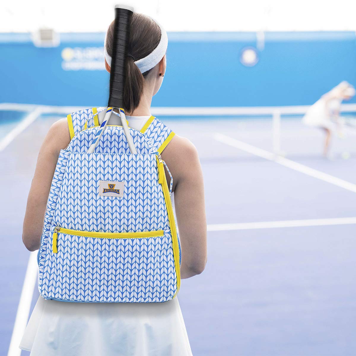 Tennis Backpack for Women β Lightweight Tennis Racket Bag Includes Hook and Stores 2 Rackets, Balls, and Sports Gear β Backpack Only