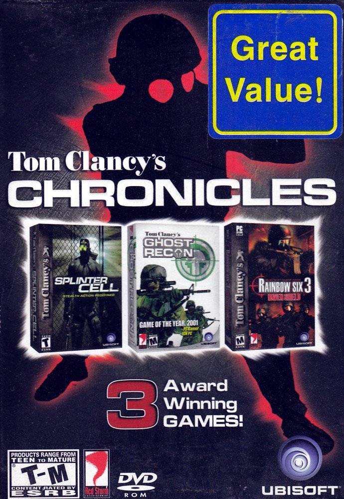 Ubisoft Tom Clancy's Triple PC Game Pack (Splinter Cell + Ghost Recon + Rainbow Six 3 Raven Shield)