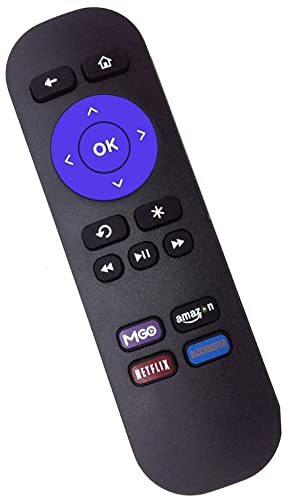 Remote Compatible with Roku Express 3700 3900 3930, Roku Premiere 2500R 2700R 2450XB 4620XB 4210XB 3900R, Roku 1 2 3 4 HD LT XS XD Boxes, Not Roku Stick, Not for Roku TV