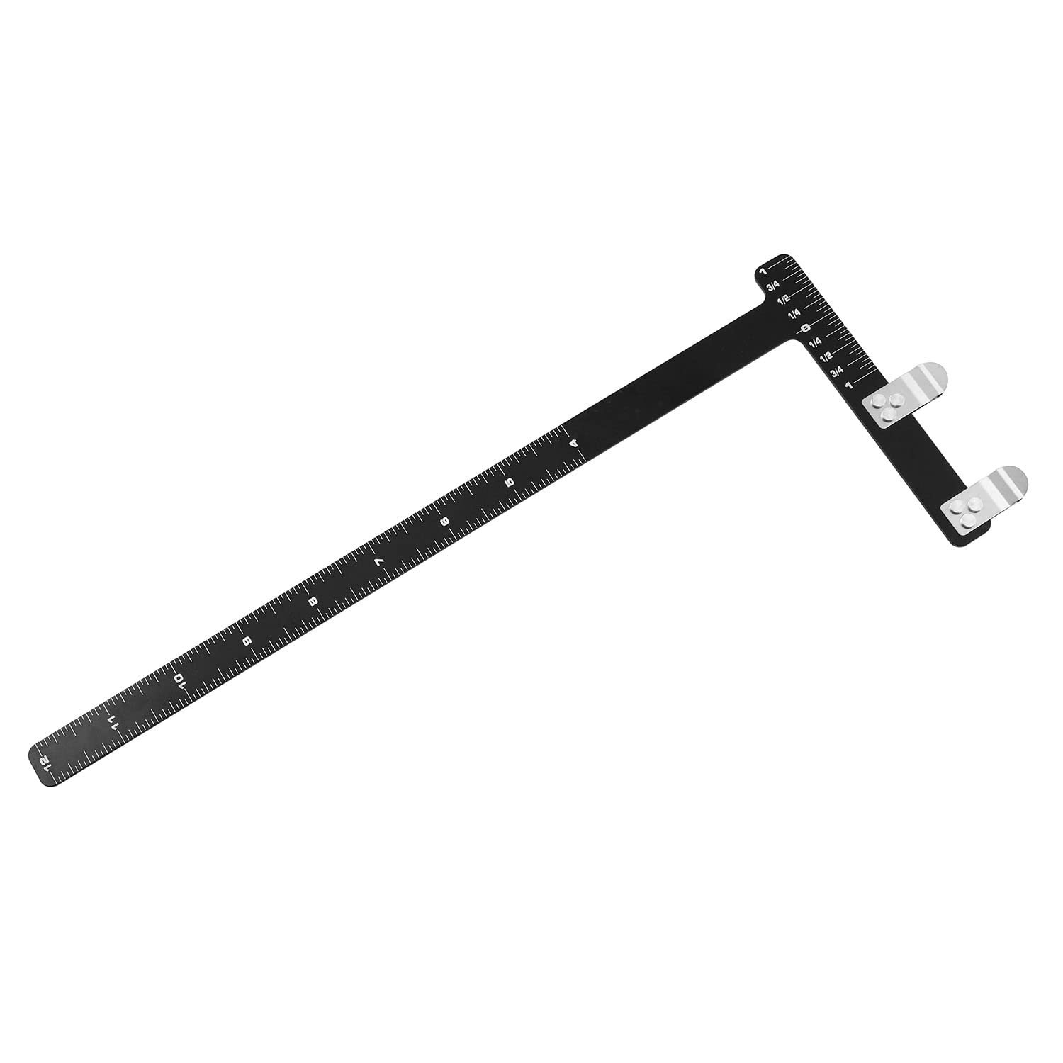 ZRM&E Aluminum Alloy Archery Bow Square L Shape Measurement 3-1/2" Works on Recurve and Compound Bows, Black