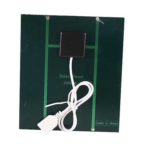 Portable Solar Panel Charger with USB Port - 2.5W Solar Cell for Battery Charging-The-Go Solar Power Solution