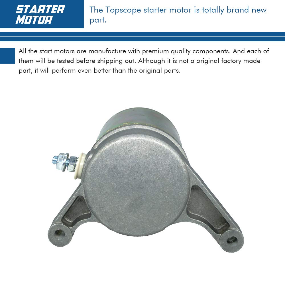 Starter Motor Replace 1987-2013 Yamaha 350 Raptor Big Bear Warrior Kodiak with Replace OE # 1UV-81800-50, 1UY-81800-51, 1UY-81890-00, 1YW-81800-50, 128000-3760