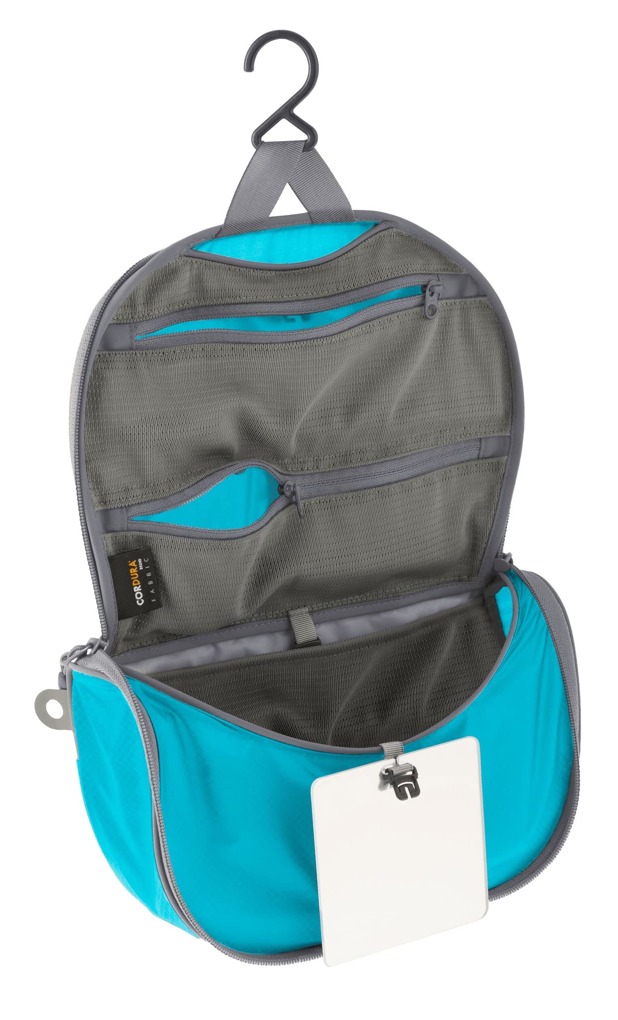 Sea to Summit TravellingLight Hanging Toiletry Bag, Travel Organizer for Men and Women, Small, Black