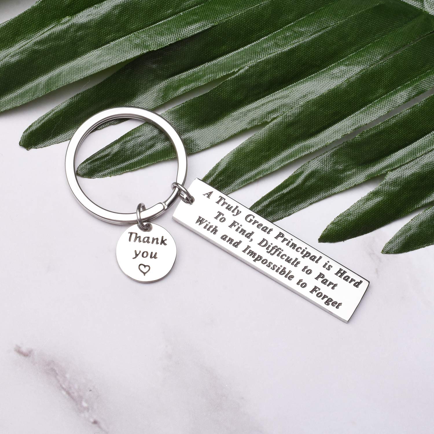 Principal Keychain Retirement Gift for Principal Teacher Thank You Gift Assistant Principal Jewelry (great principal-KR)