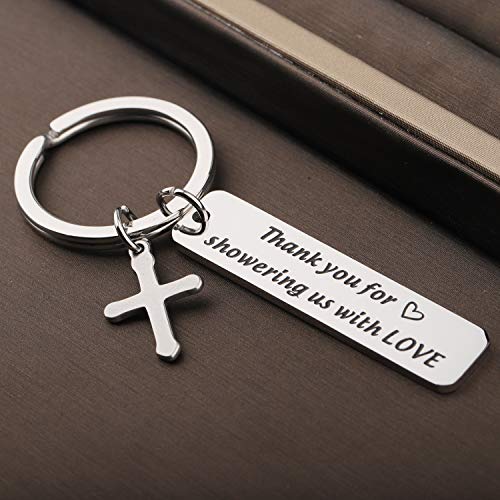 Thank You Gifts Bridal Shower Gift Wedding Shower Thank You Gift Hostess Gift (Shower Keychain)