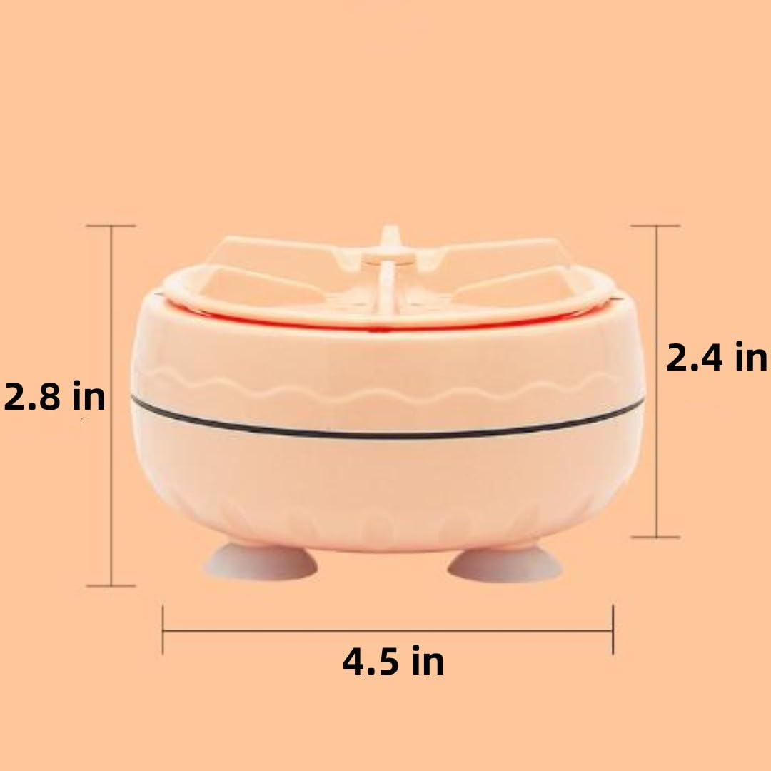 Portable Washing Machine，Ultrasonic Mini Multifunctional Washing Machine，Fully Automatic Turbine Mobile Cleaning Machine，Suitable for Travel, RV, Camping, Home or Apartment Laundry Used (Pink)