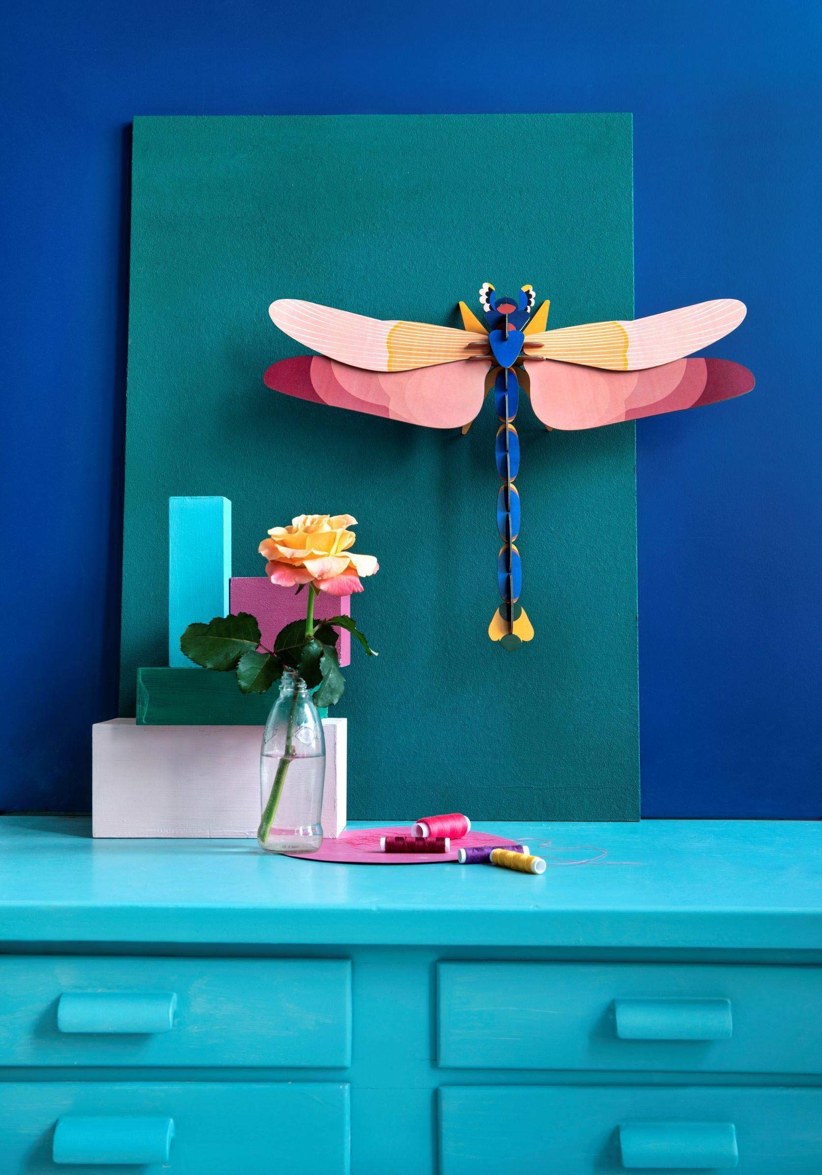 Studio Roof 3D Wall Decoration, Large Giant Dragonfly (TTM72)