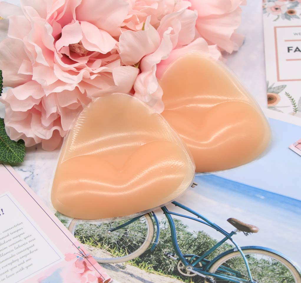 Silicone Breast Inserts, Gel Push Up Bra Inserts Waterproof Enhancers for Swimsuits & Bikini