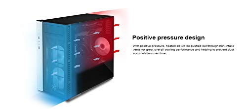 SilverStone Technology RL08BR-RGB Black and Red Micro-ATX Case with Tempered Glass Side Panel and 2 x120mm RGB Fans