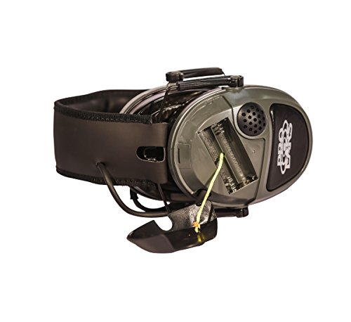 Pro Ears Silver 22 Electronic Hearing Protection, Noise Reduction Rating 22dB, Dynamic Level Sound Compression Technology, Automatic Gain Control, Gold Connectors, Gel Ear Seals, Adjustable Headband