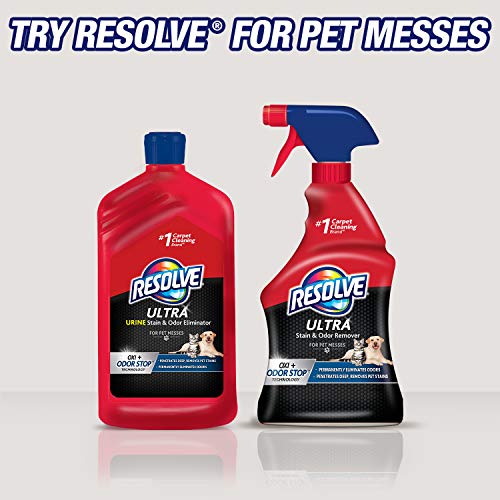 Resolve Ultra Steam Carpet Cleaner Solution Shampoo, 48oz, 3X Concentrate, Safe for Bissell, Hoover & Rug Doctor