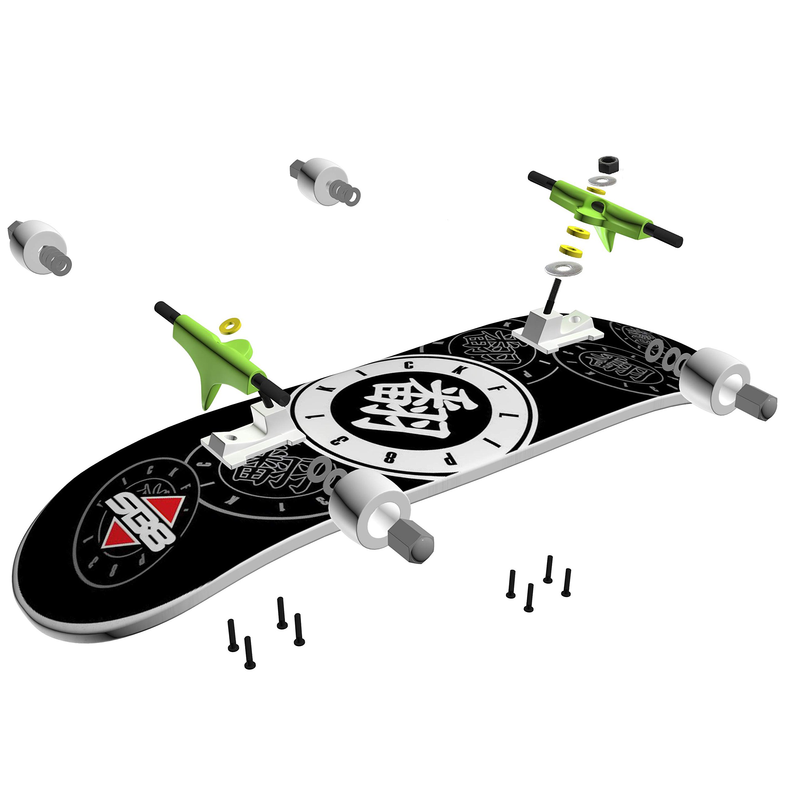 SOLDIER BAR Fan Team Fingerboards Parts Trucks (Pink, PRO 34mm)