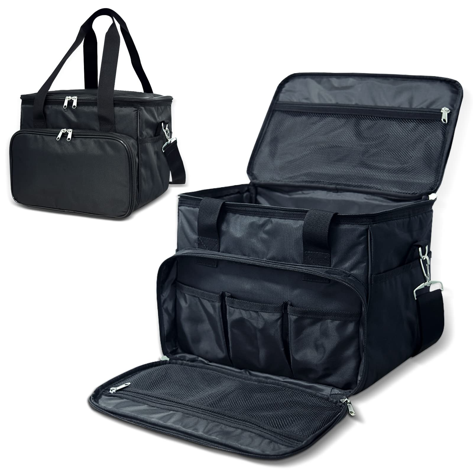YCTechCam Carrying Case Bag Compatible with Jackery Explorer 500, Portable Power Station Storage Bag with Waterproof, Multiple Pockets for Charging Cable and Accessories