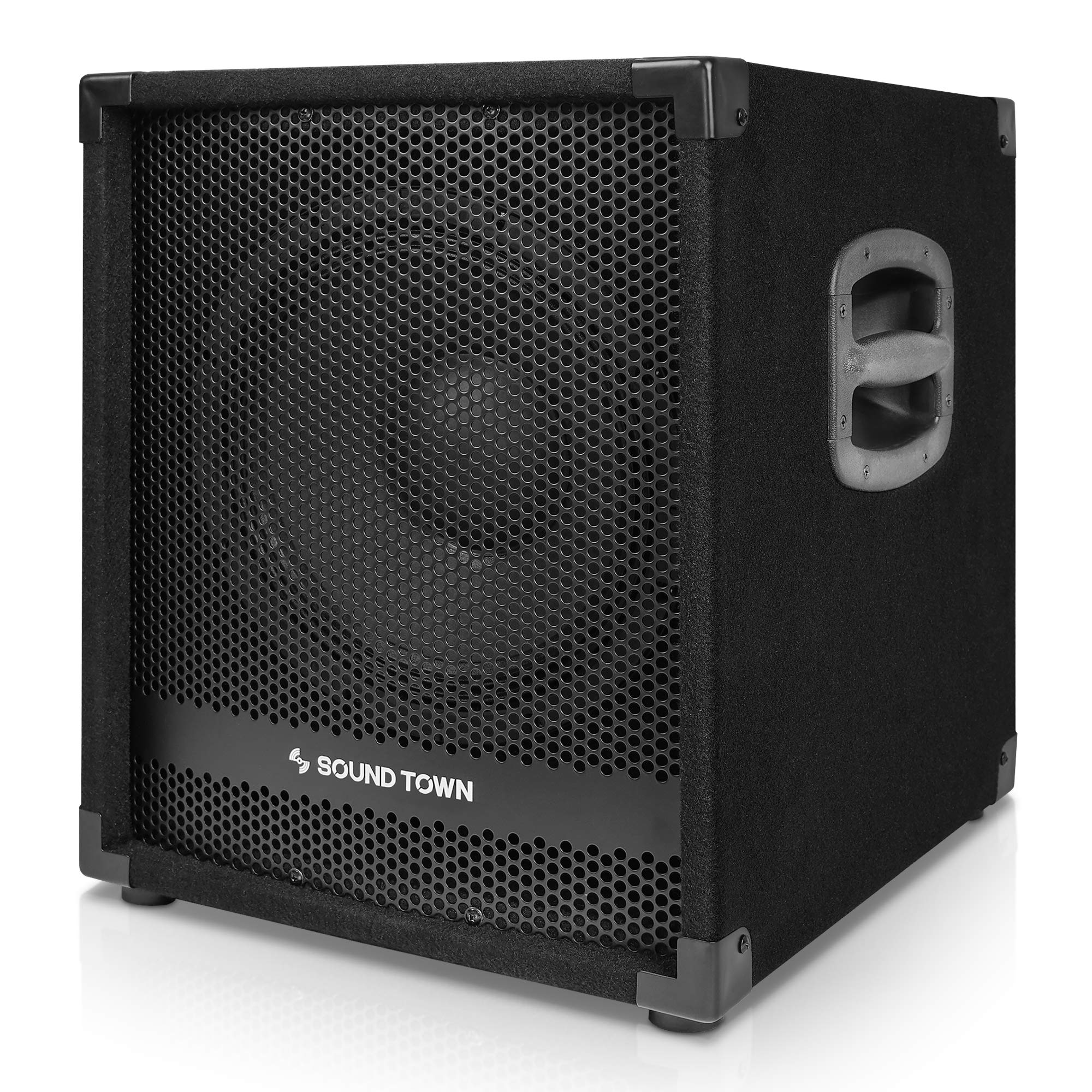 Sound Town METIS Series 1400 Watts 12β Powered PA DJ Subwoofer with Class-D Amplifiers, 3β Voice Coil (METIS-12SPW)
