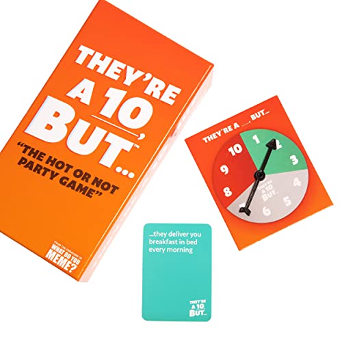 They're a 10 But...The Hot or Not Party Game - Fun Card Games for Adults by What Do You MemeĀ®