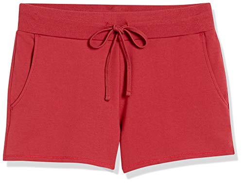 The Drop Women's Elaina Pull-On French Terry Sweatshort, Rio Red, L
