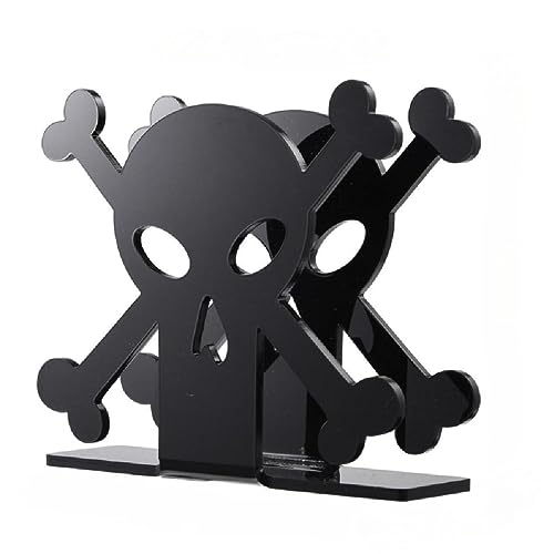 Vertical Tissue Holder Skull Paper Towel Storage Rack Table Napkin Rack Restaurant Kitchen Tissue Organizer Dispenser Skull Acrylic Paper Stand