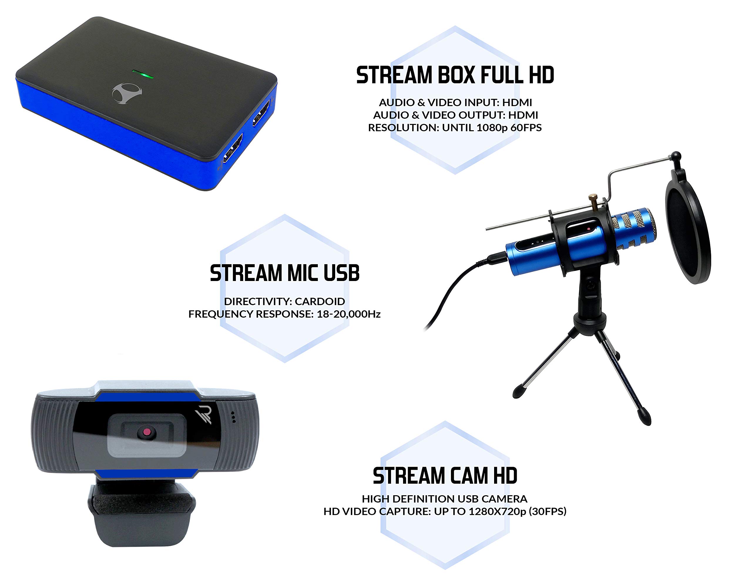 SUBSONIC Multi - Pro Gaming Stream Pack Pro for Youtubers and Online Gamers (PS5)