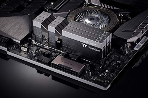Thermaltake TOUGHRAM Black DDR4 3200MHz C16 16GB (8GB x 2) Memory Intel XMP 2.0 Ready with Real-Time Performance Monitoring Software R017D408GX2-3200C16A