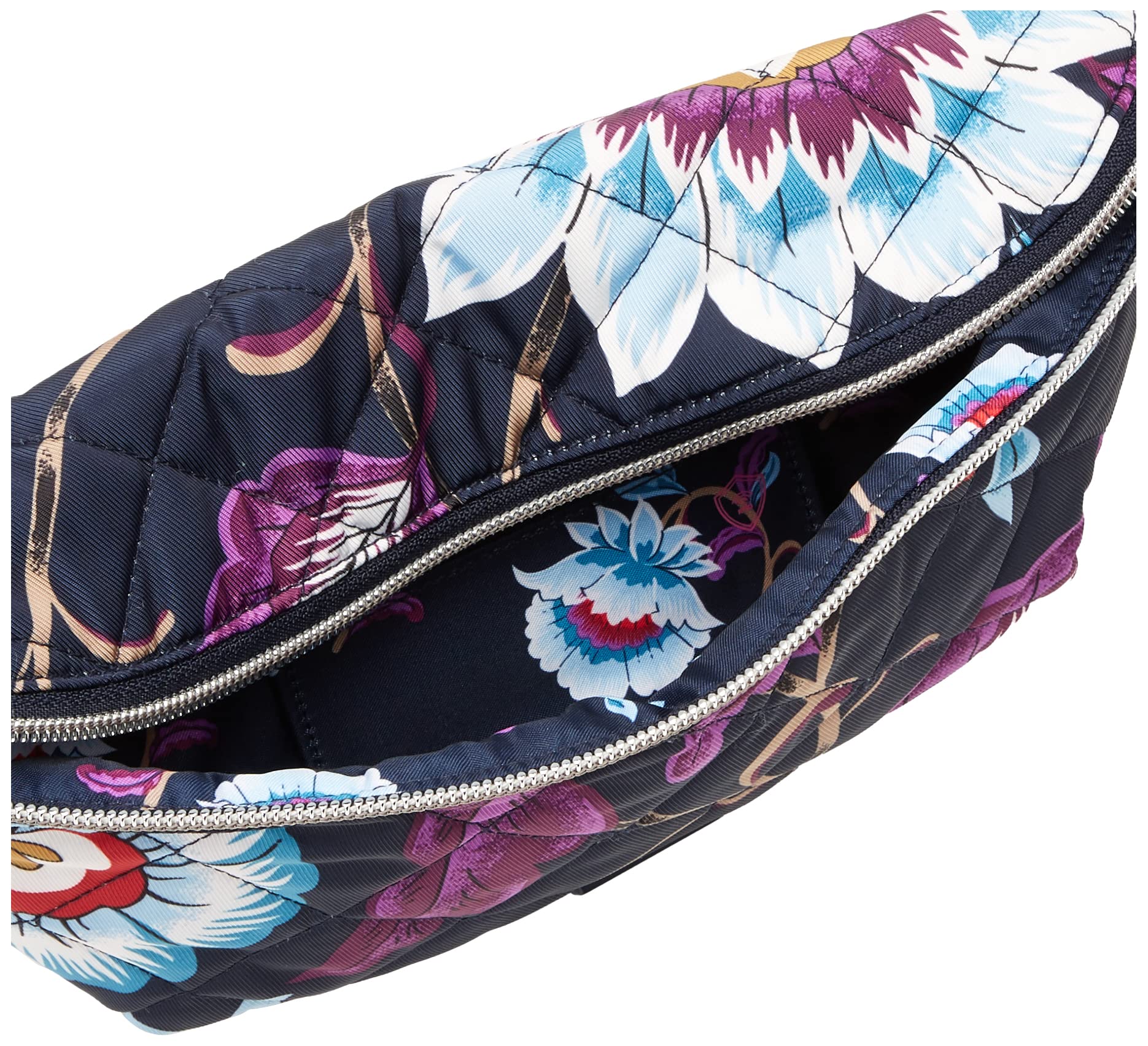 Vera Bradley Women's Performance Twill Convertible Crossbody Belt Bag With RFID Protection, Mayfair in Bloom, One Size