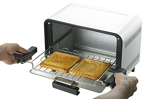SPT SO-0972WB: Easy Grasp 2-Slice Countertop Toaster Oven,WHITE,9 liters capacity