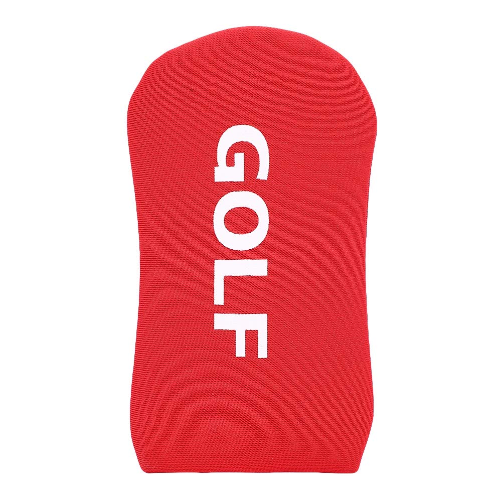 VGEBY1 Golf Putter Cover, Nylon Golf Putter Cover Club Headcover Protection Case Headcover Golf Accessory(Red)