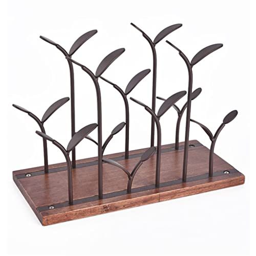 WENLII Iron Small Sapling Wine Rack Metal freestanding Kitchen Storage Rack Wine Cabinet Wine Rack