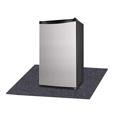 Sempoda Refrigerators Mat,Multifunctional home appliance mat—Absorbent/Waterproof,Protect refrigerators and floors, Under Refrigerators Mat,Non-slip Backing,Washable (36" x 36")