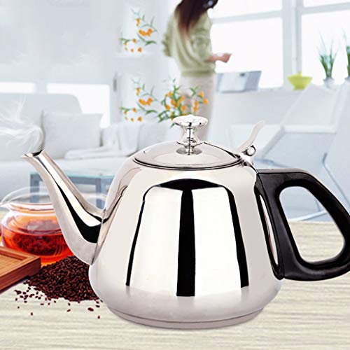 Stainless Steel Kettle Stove Kettle Creative Fashion Teapot Large-capacity Household Teapot With Filter (1.3L, 43.9OZ) Multifunctional water kettle