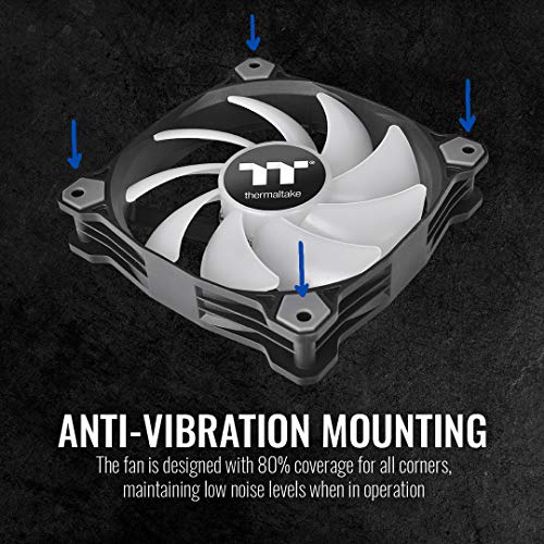 Thermaltake 140mm Pure A14 PWN Case Fan (Single Pack)-Blue CL-F110-PL14BU-B