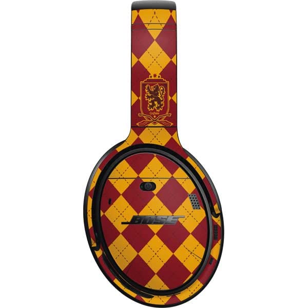 Skinit Decal Audio Skin Compatible with Bose QuietComfort 35 Headphones - Officially Licensed Warner Bros Gryffindor Crest Design